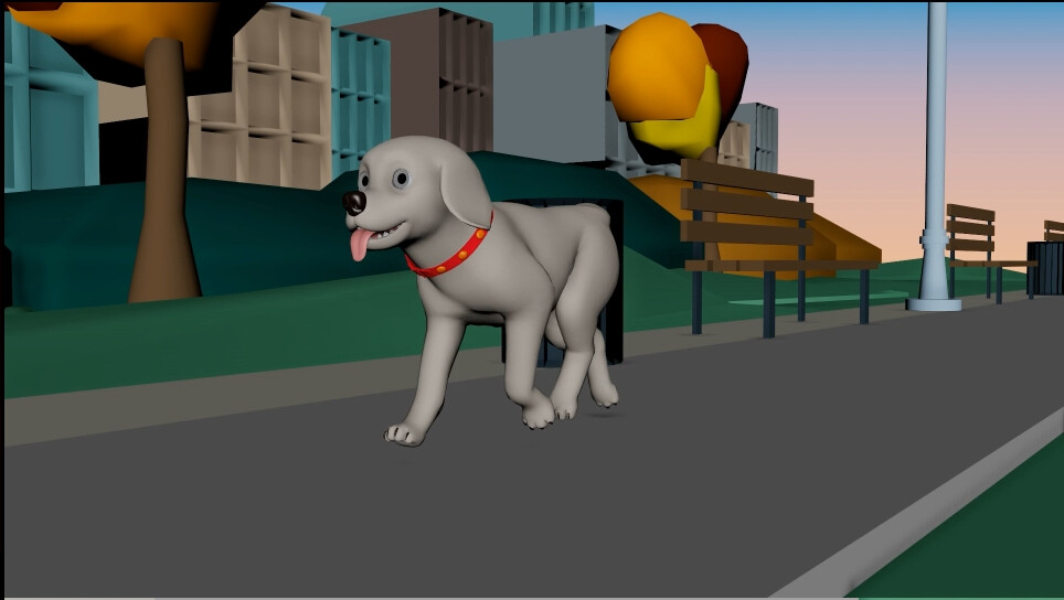 ArtStation - Dog Trot