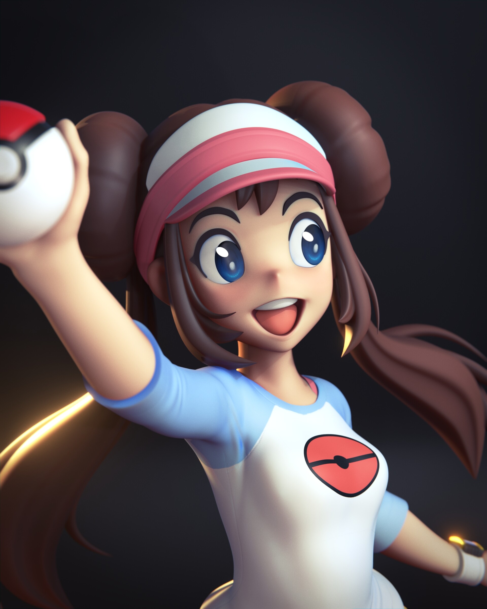 ArtStation - Pokemon Mei/Rina fanart