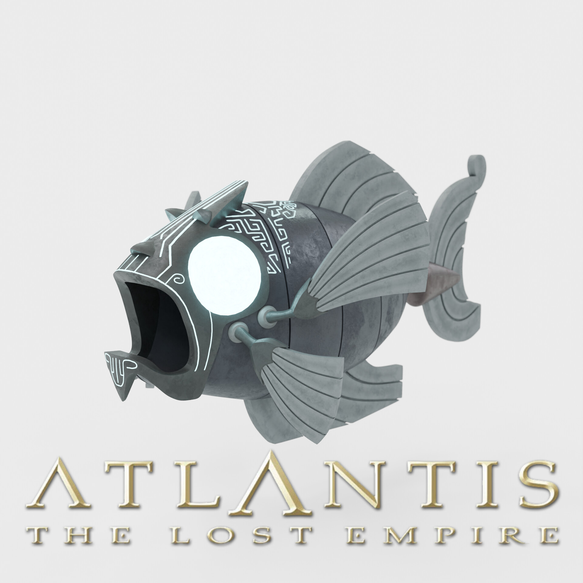 ArtStation - Stone Fish Vehicle "Martag" 3D Model - Atlantis: The Lost ...