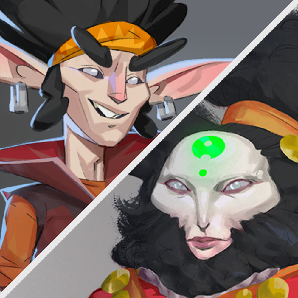 ArtStation - Character Design - Two Versions (Drawfee)