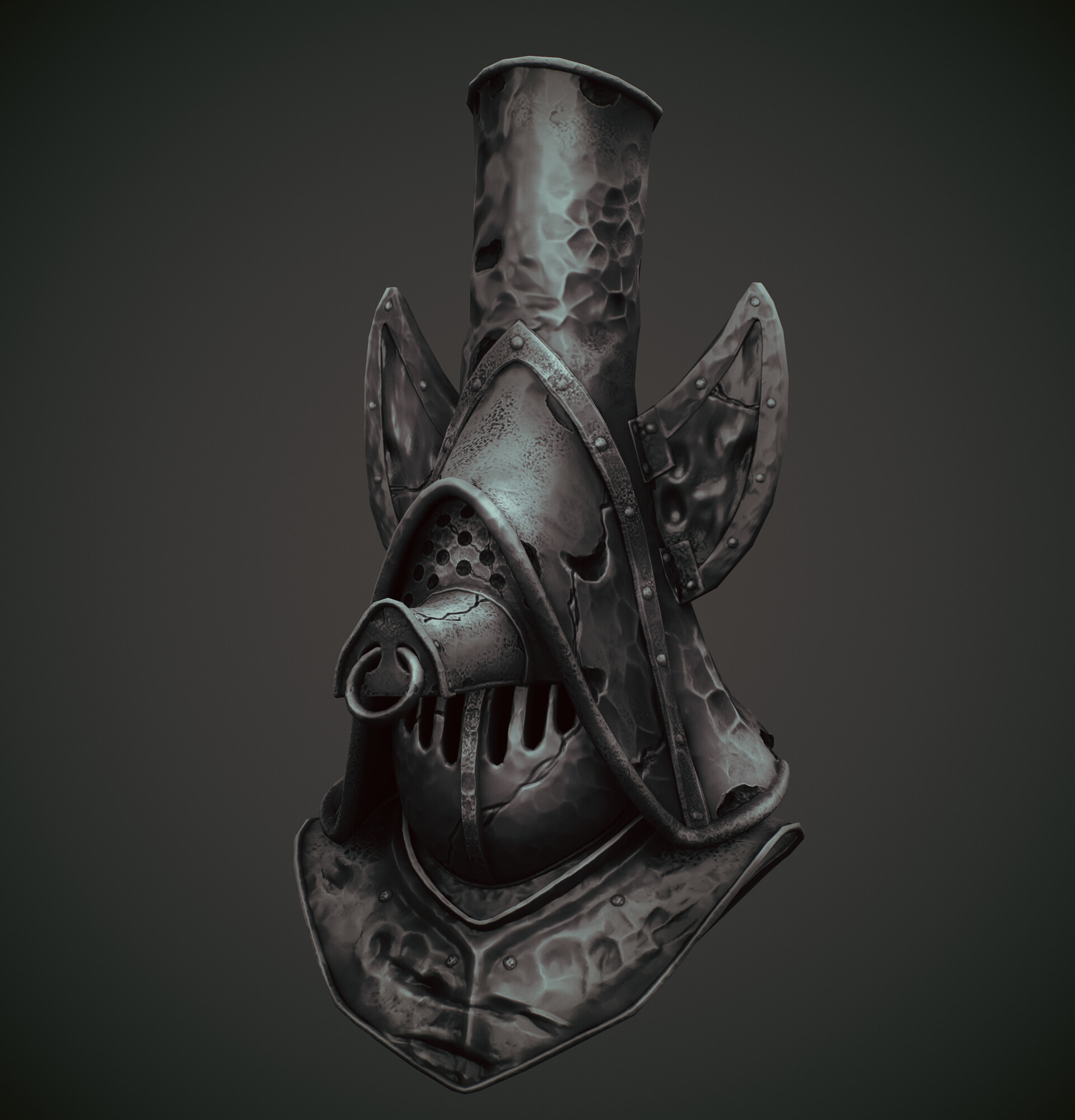 ArtStation - Metal pig helmet