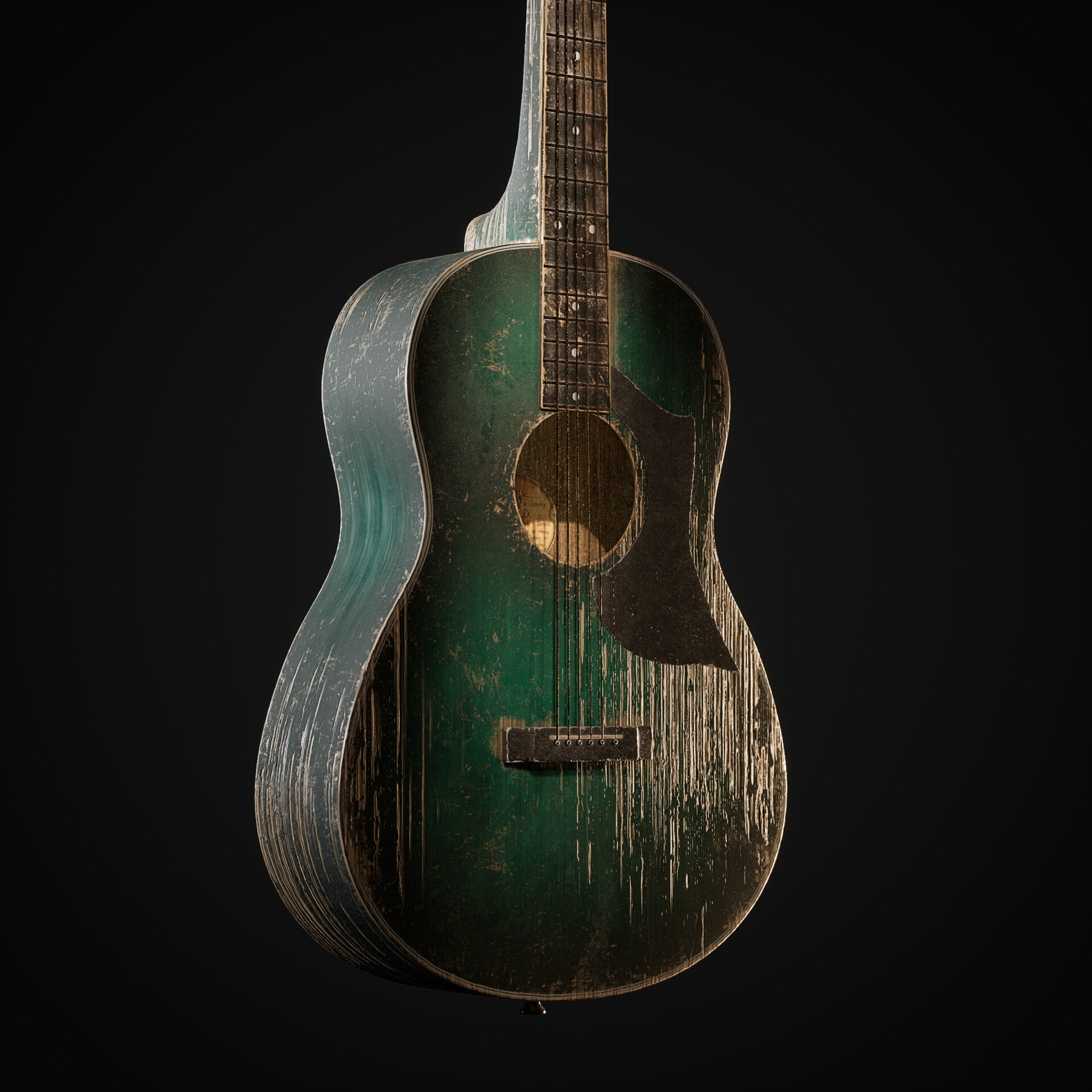 ArtStation - Post-Apocalyptic Guitar
