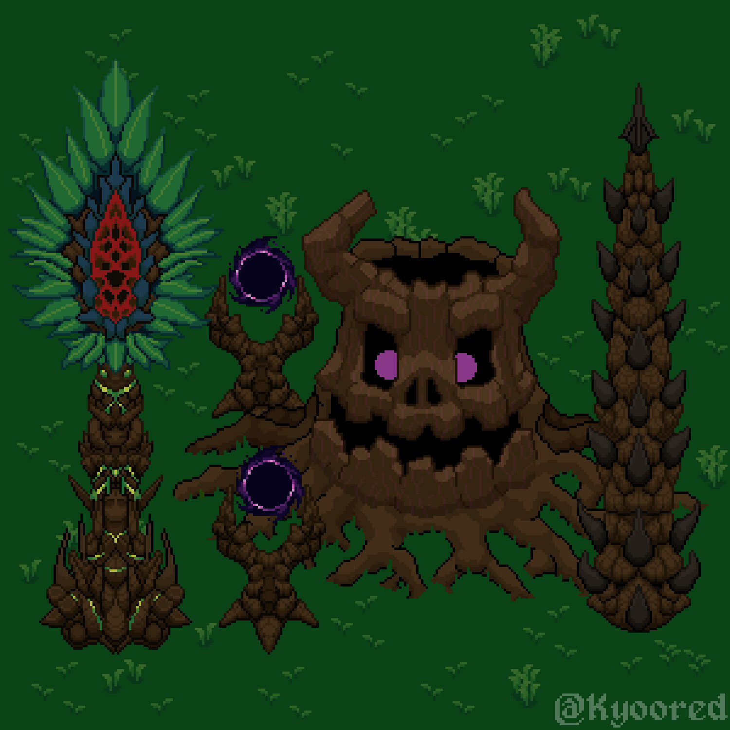 ArtStation - Cursed Tree Boss (Animation)