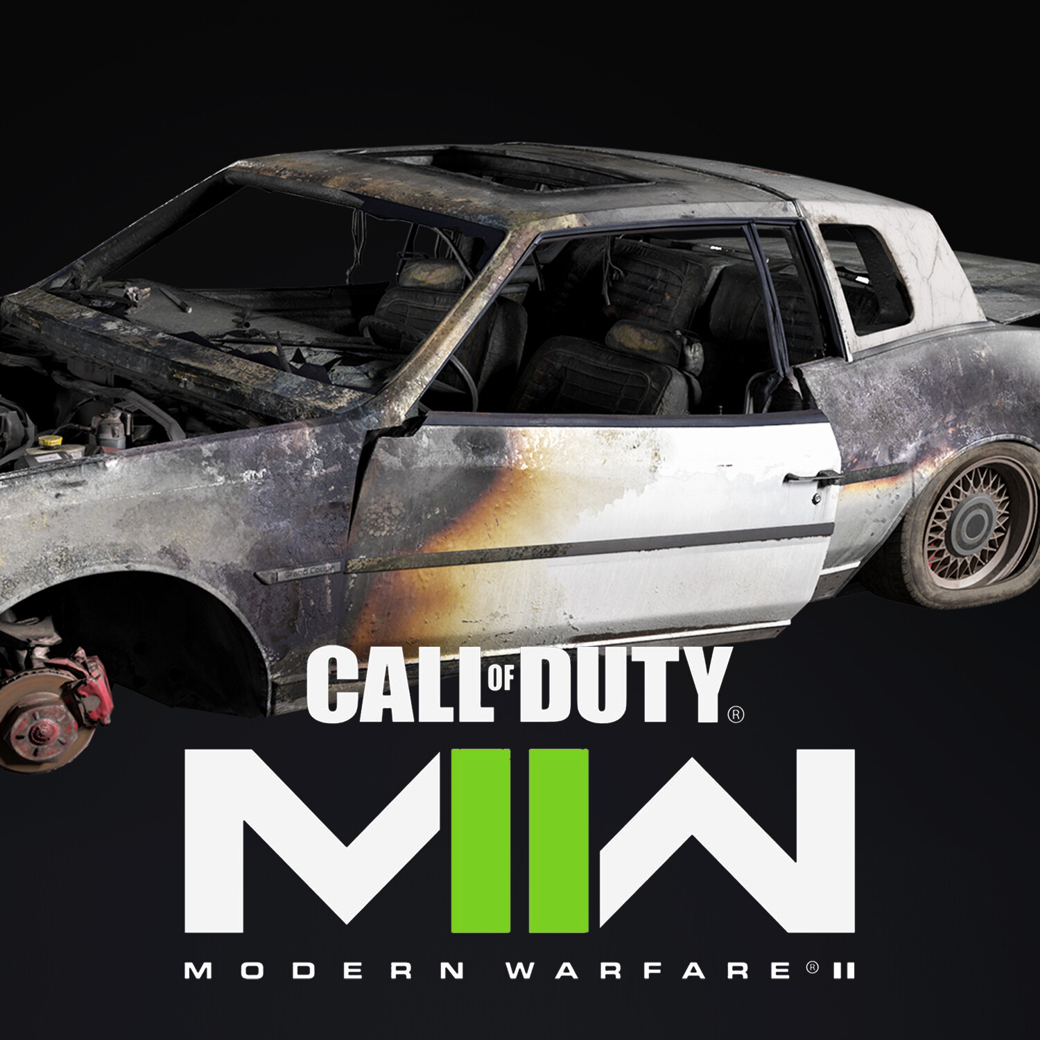 ArtStation - Call of Duty Modern Warfare 2 - Destroyed Coupe Car