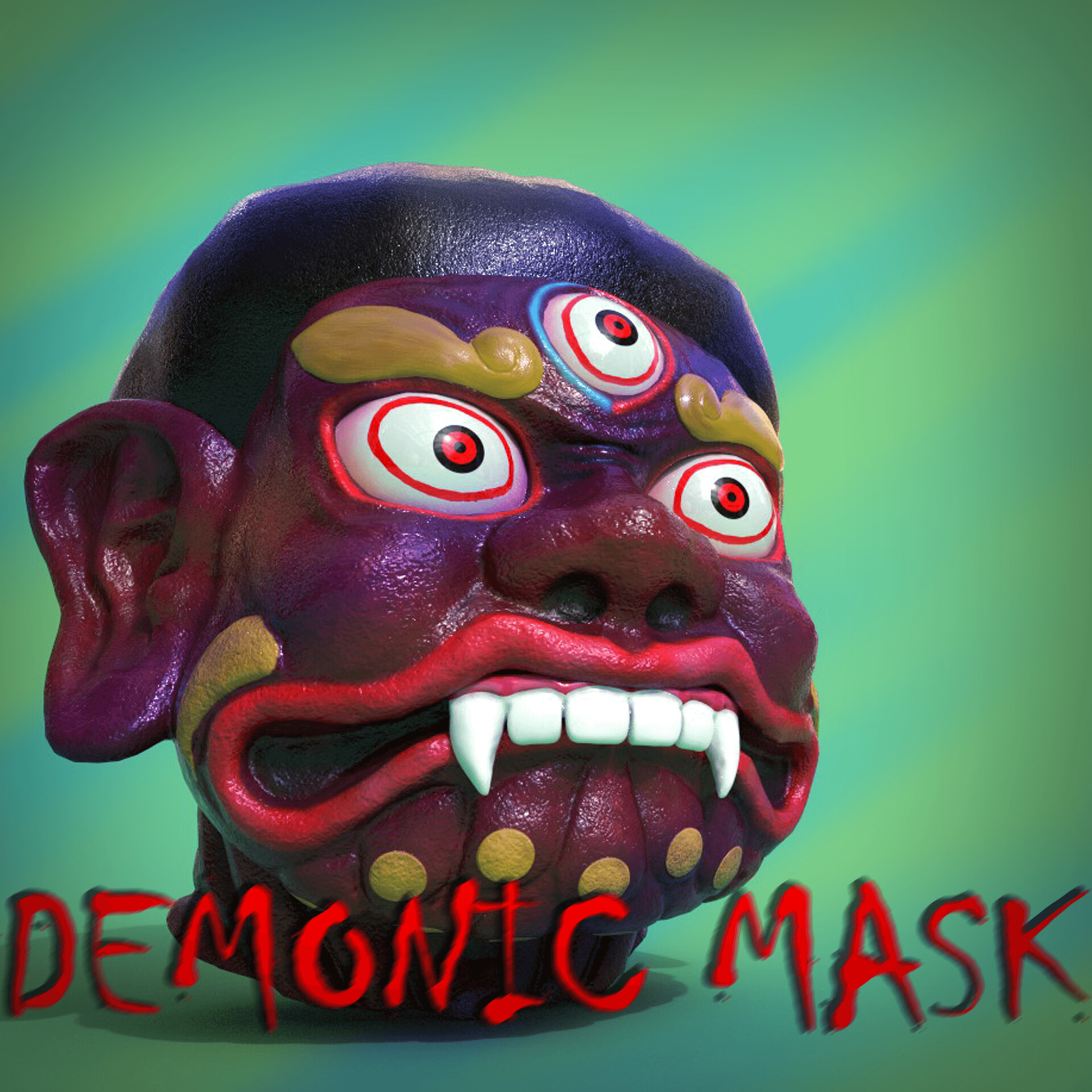 ArtStation - Demonic Mask