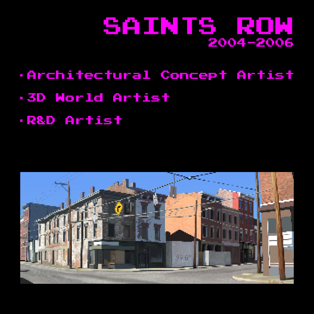 ArtStation - Saints Row (2006) Xbox 360 - Concept & Environment Art