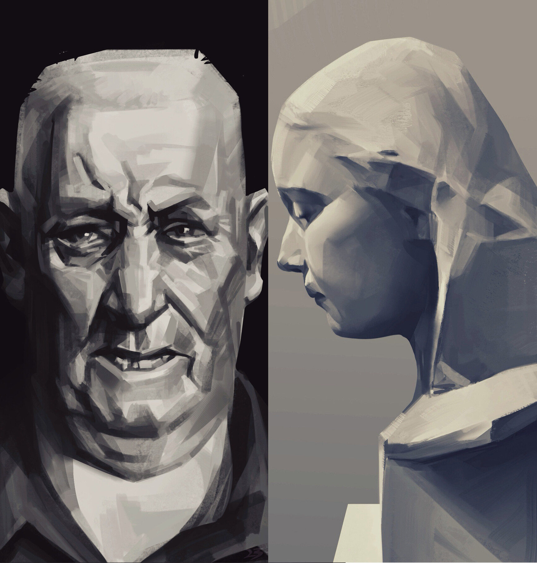 ArtStation - Portrait practice肖像练习