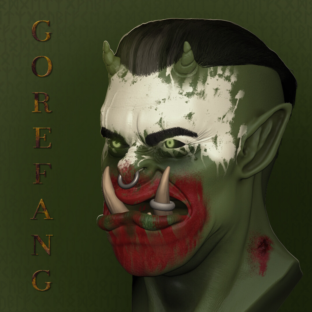 ArtStation - GOREFANG - Orc of Smithing Realm