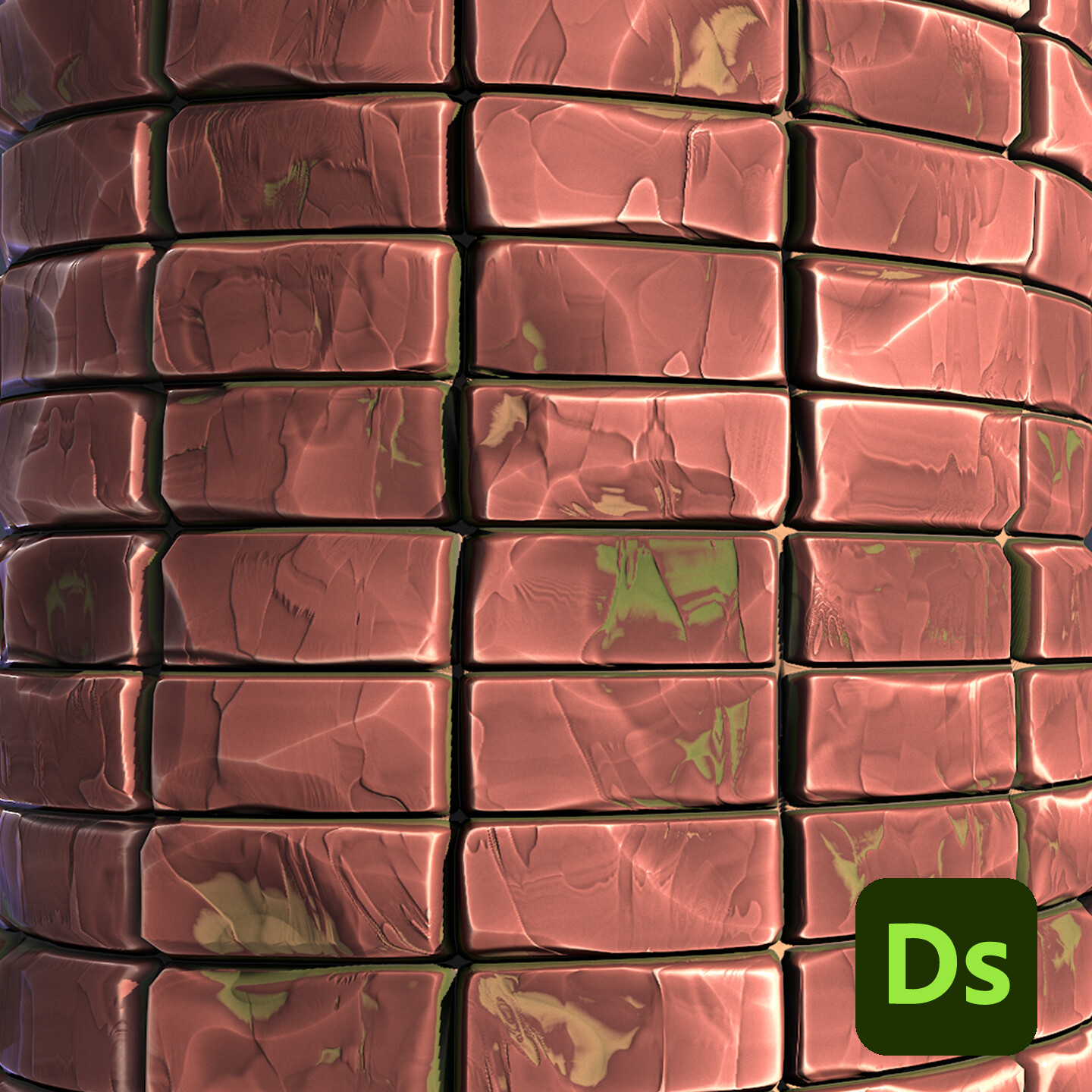 ArtStation - Stylized bricks