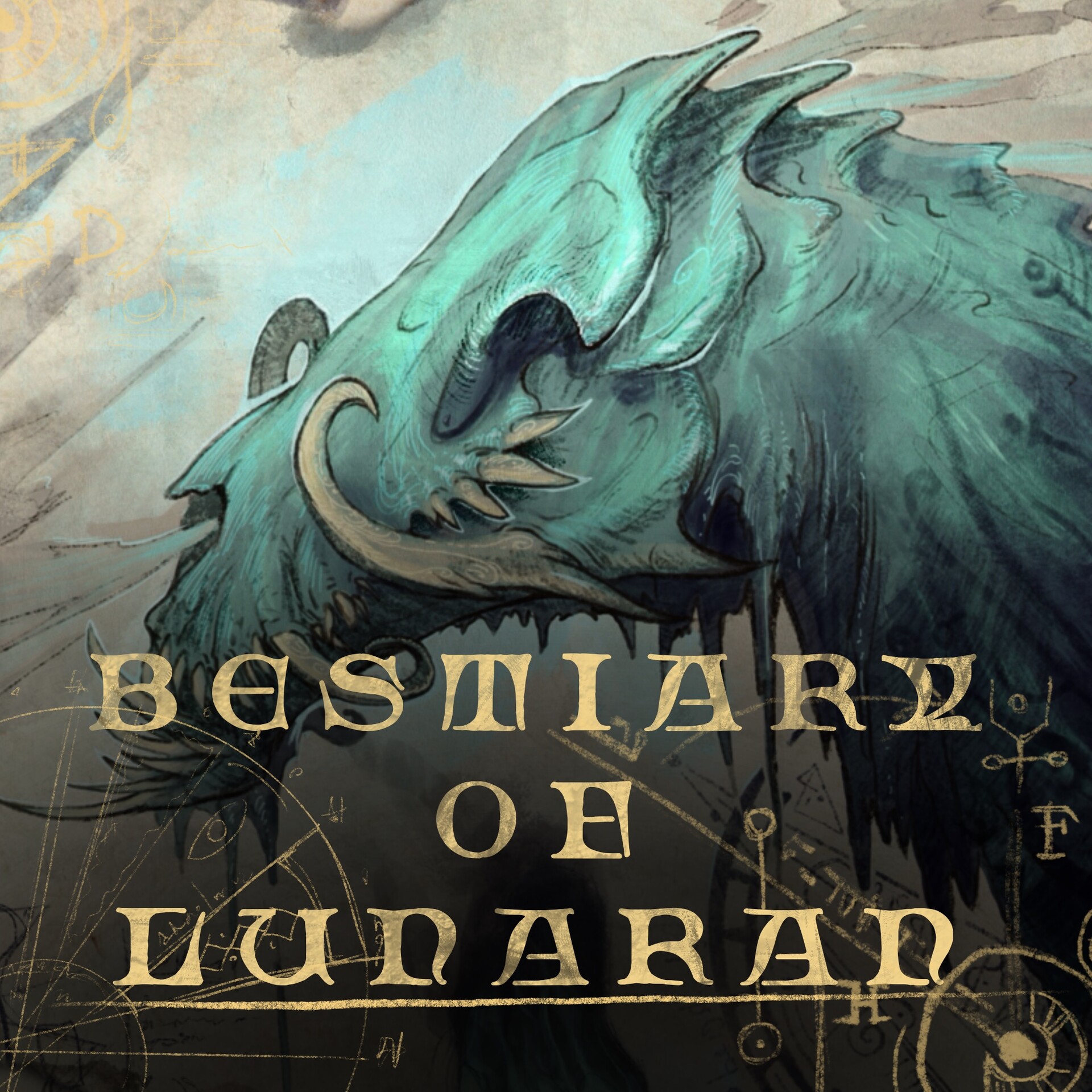 ArtStation - Bestiary of Lunaran: Shadesteed