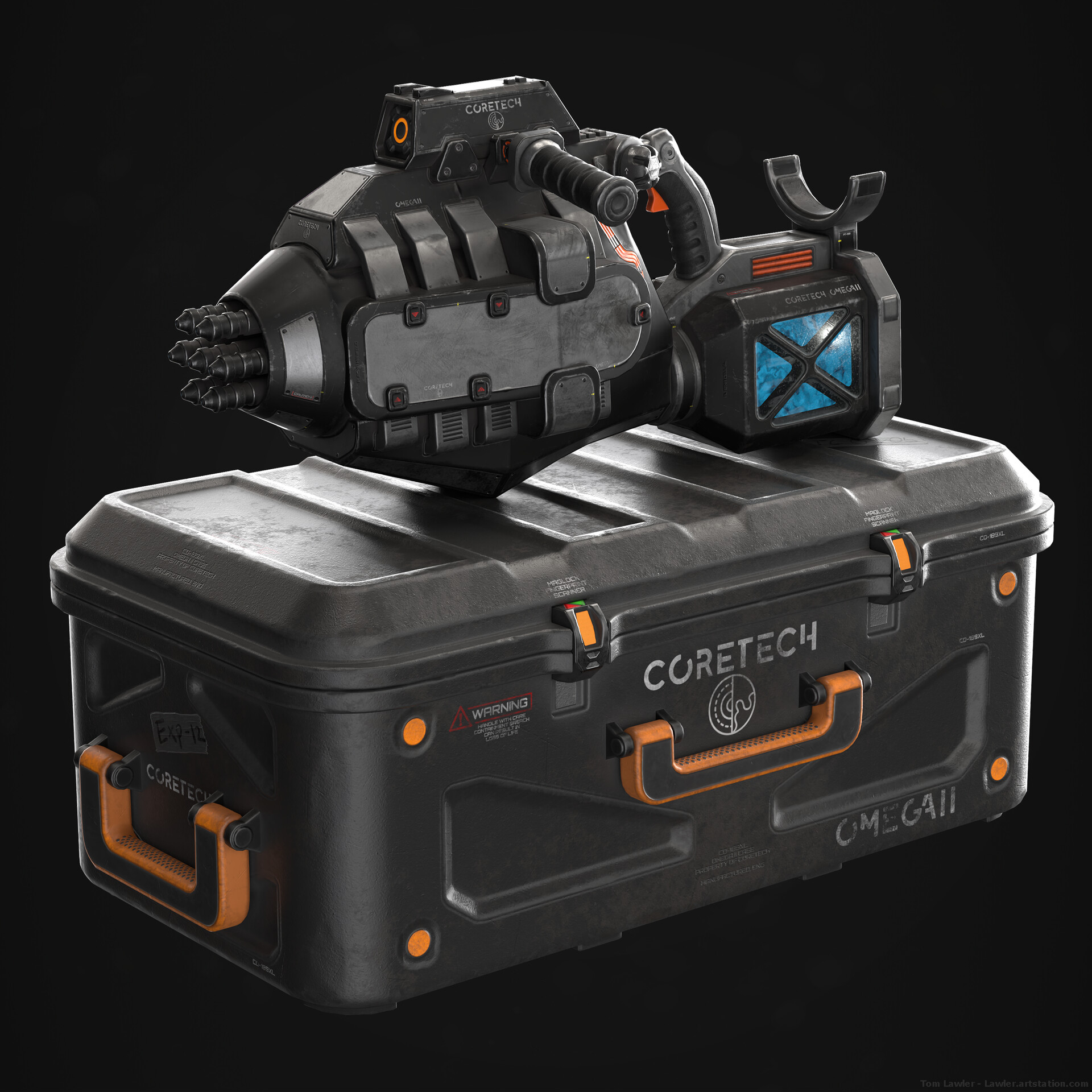 ArtStation - Mining Laser + Case