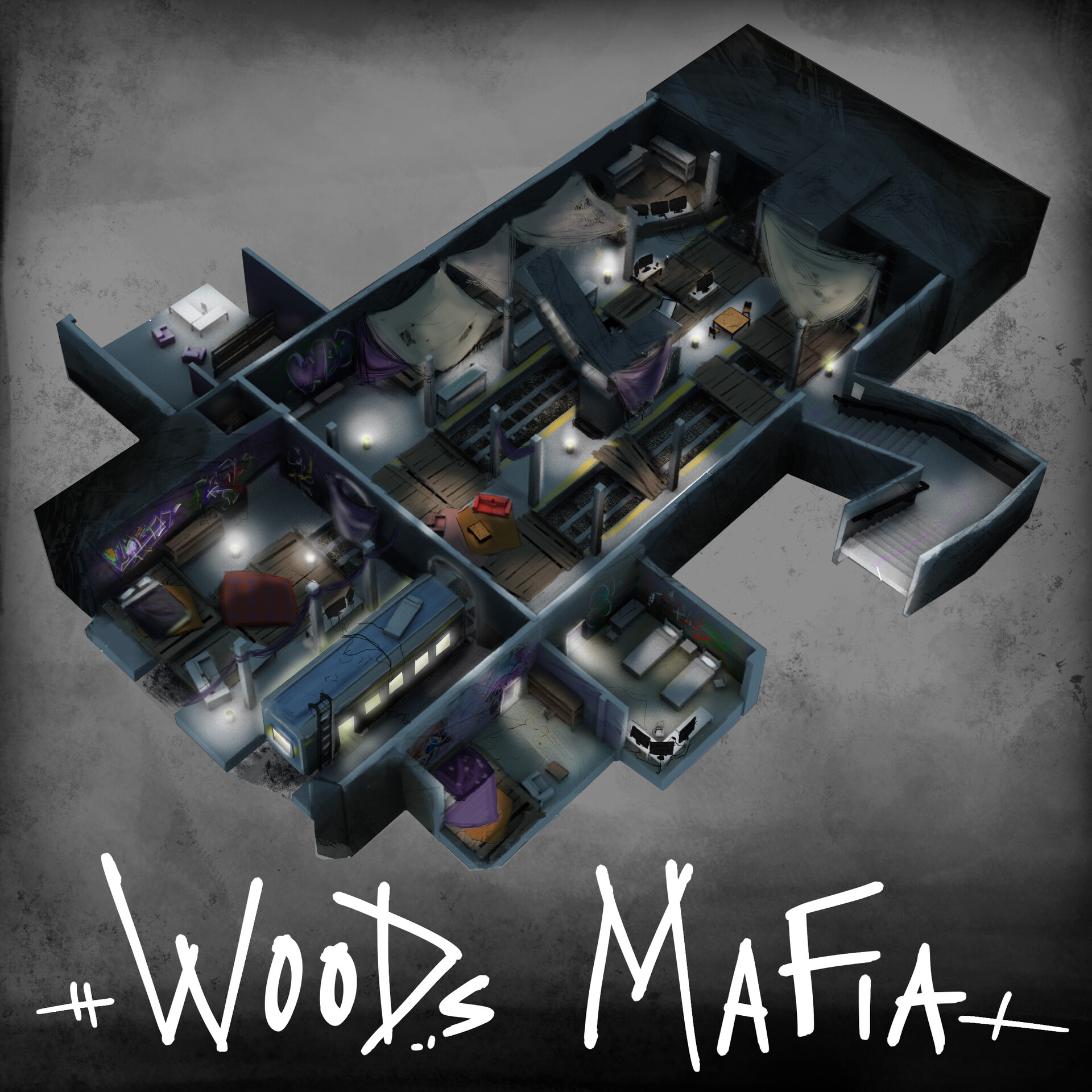 ArtStation - Woods Gang Hangout