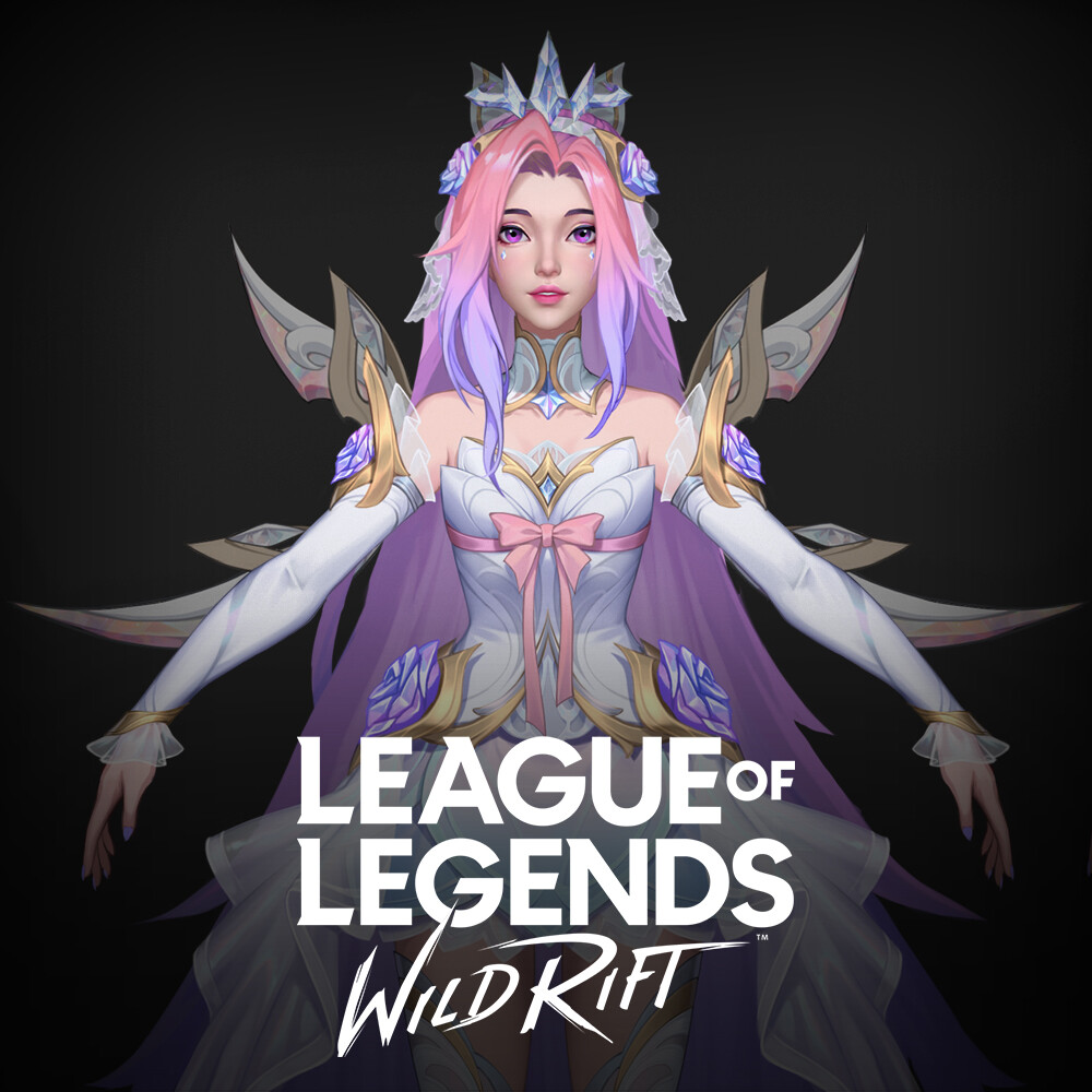 ArtStation - League of Legends WildRift：Crystal Rose Seraphine ...