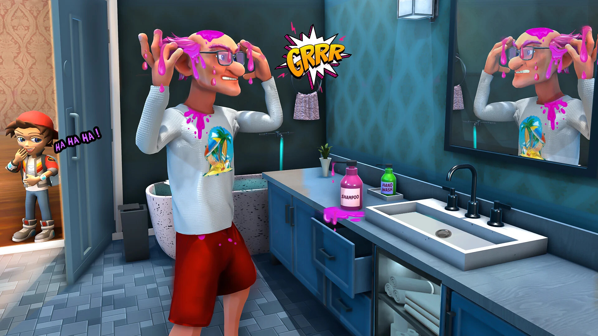 ArtStation - Virtual Angry Dad Simulator Video Ad