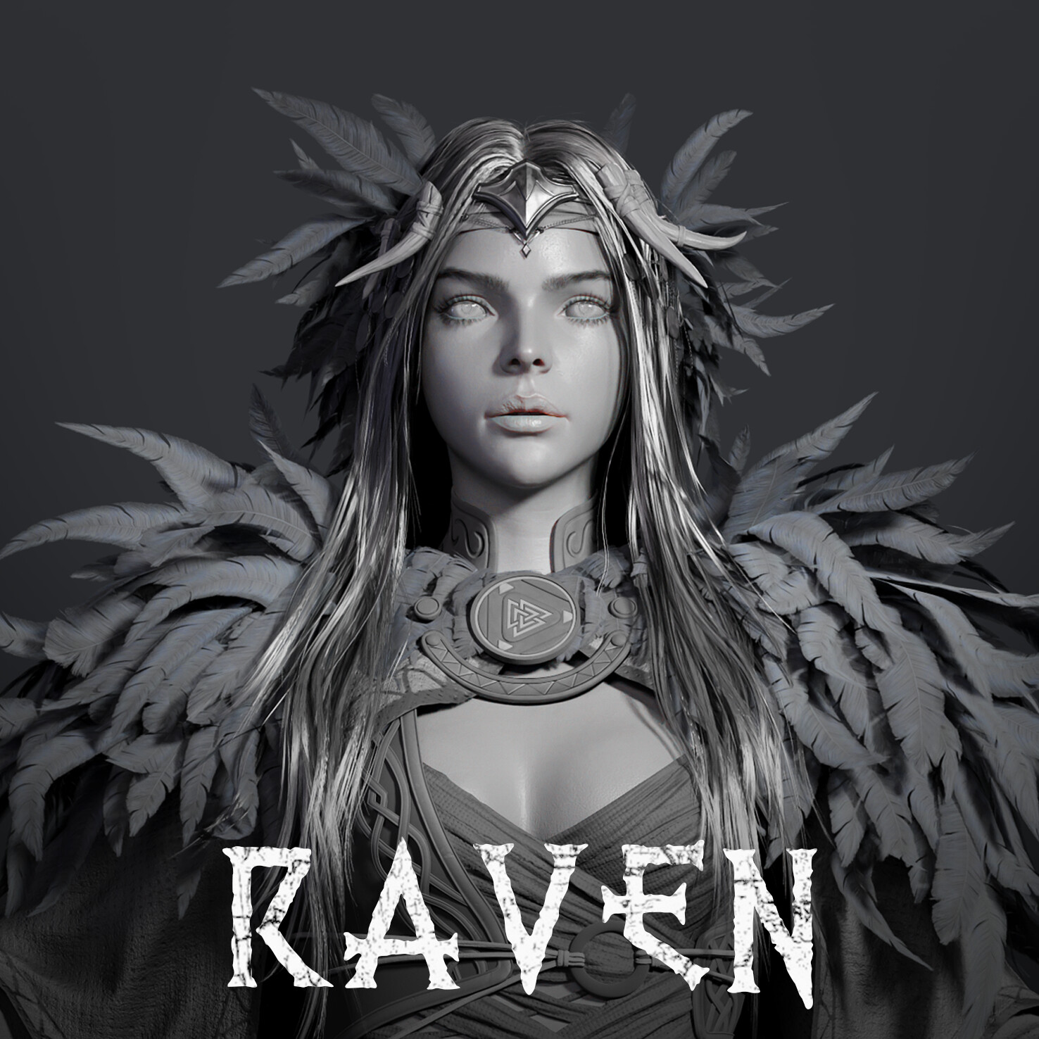 ArtStation - Raven : High-poly