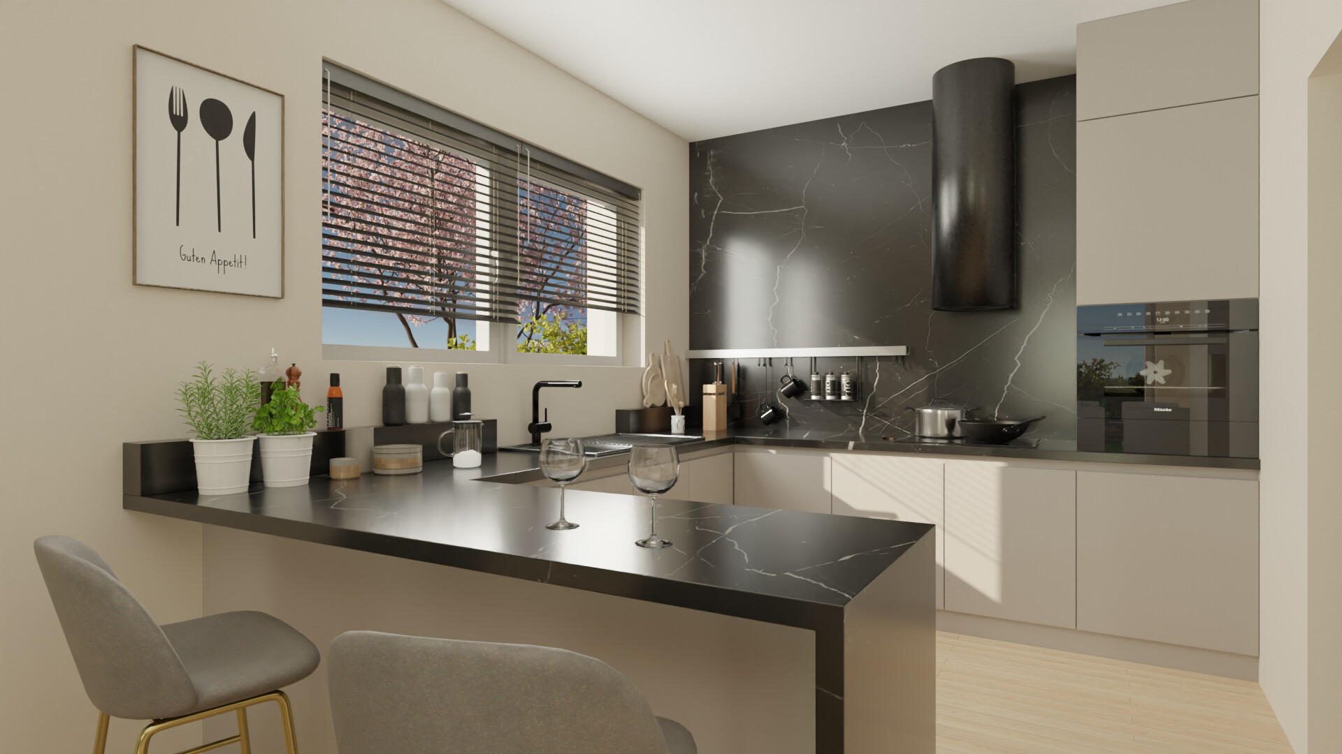 ArtStation - Kitchen Interior Visualization