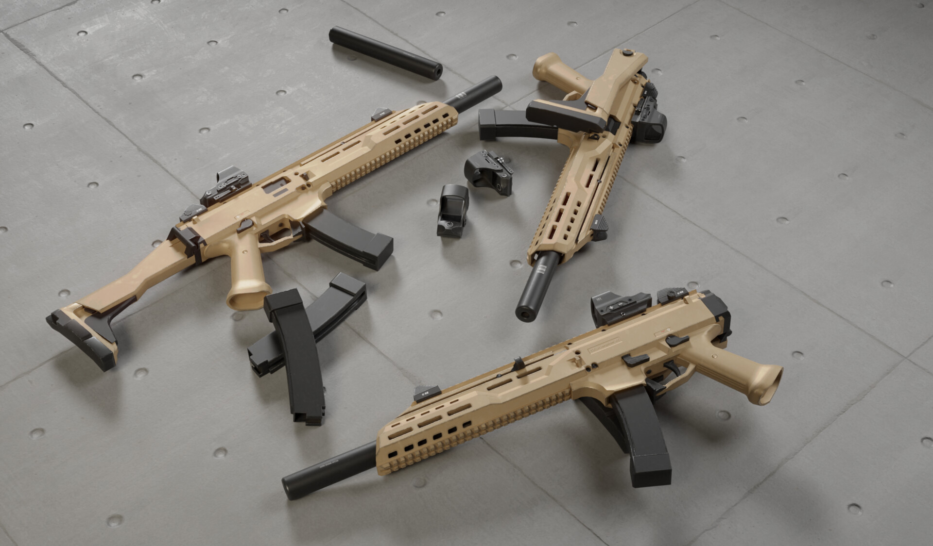 ArtStation - CZ Scorpion EVO 3 S1