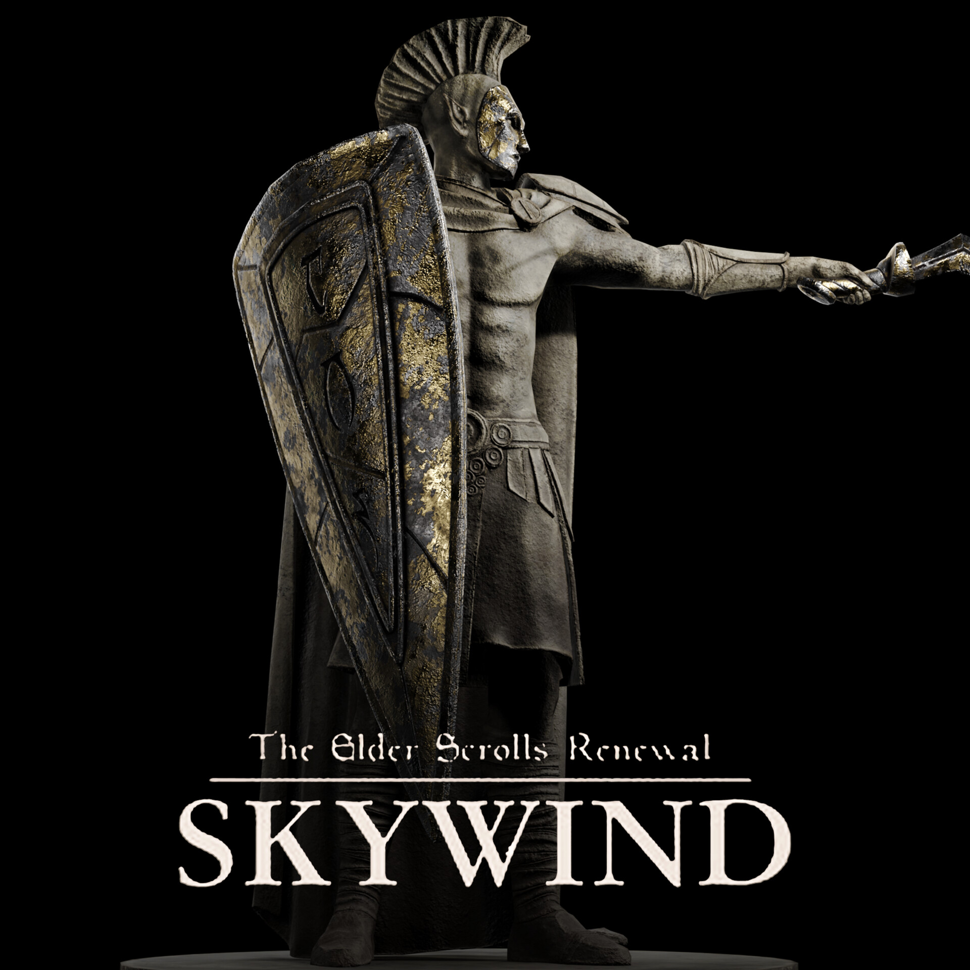 Artstation Statue Of Nerevar Skywind