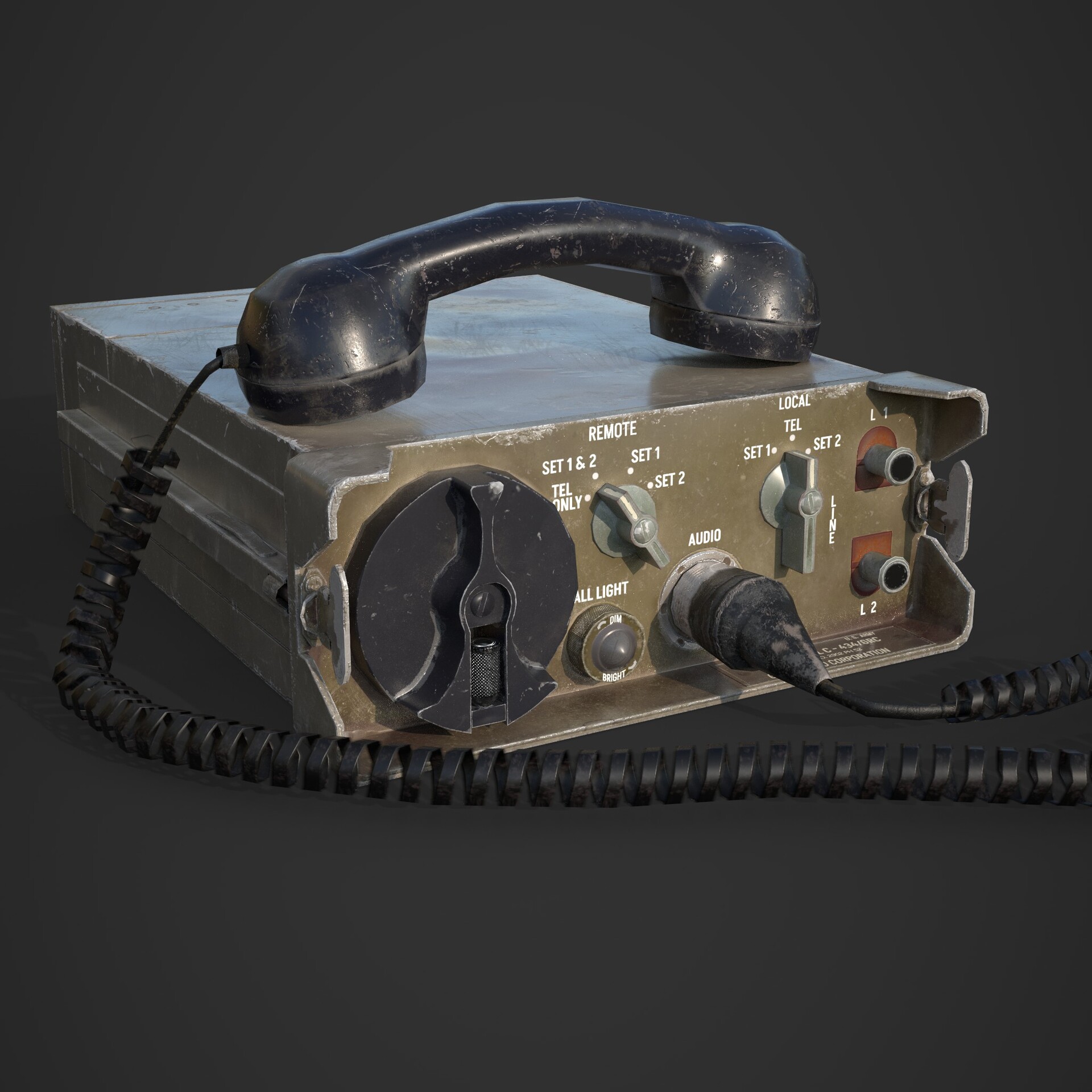 ArtStation - Army radio Control C-434/GRC