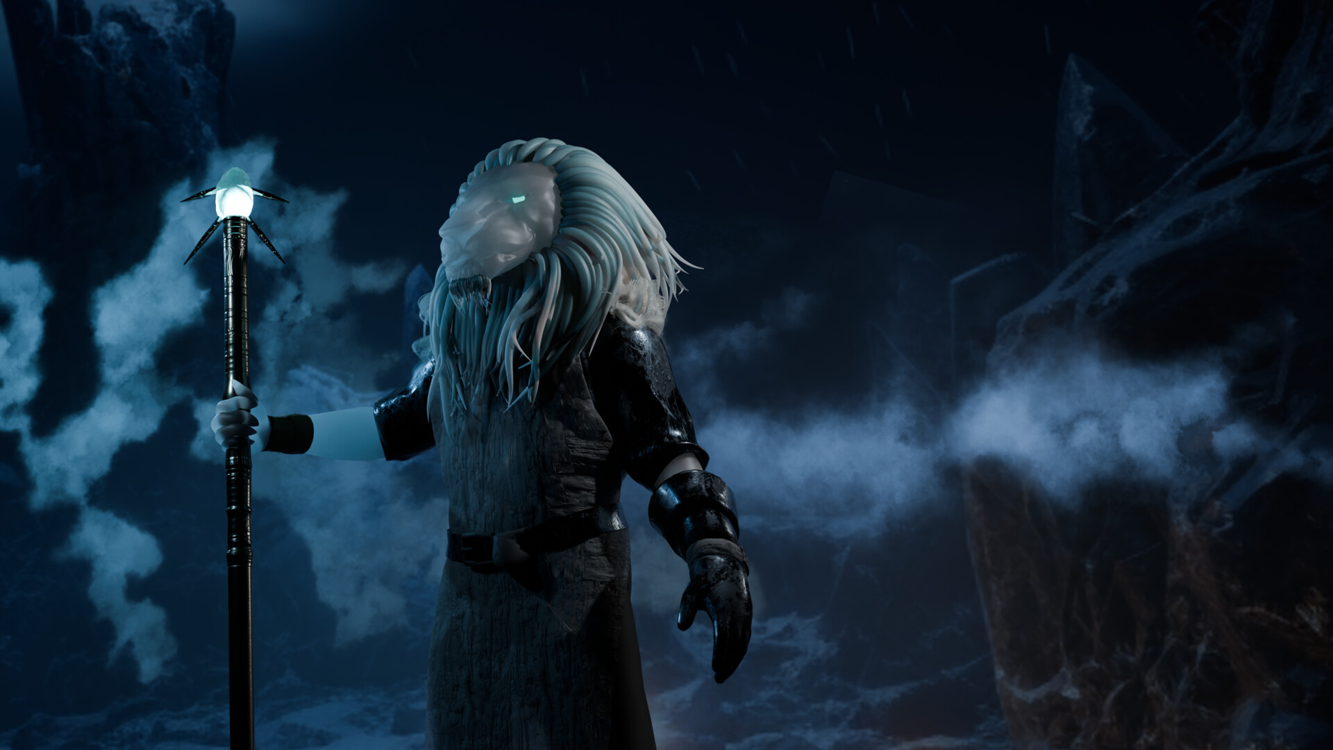 ArtStation - Ice Lion King