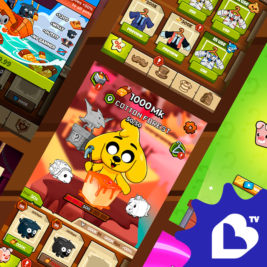 ArtStation - Mike Crack Miner - UI