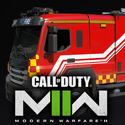 ArtStation - Call of Duty Modern Warfare 2 - Fire Truck