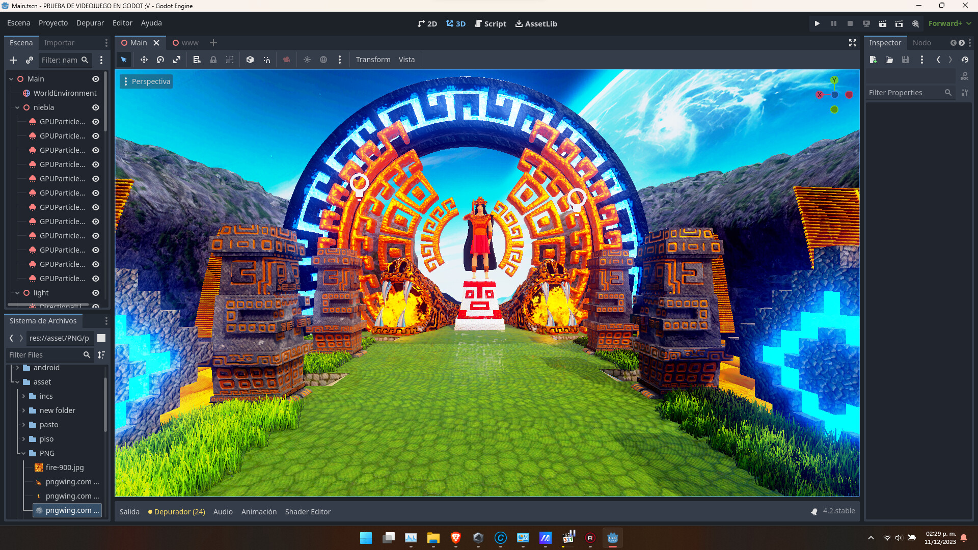 ArtStation - Godot Engine 4.2 Valle inca