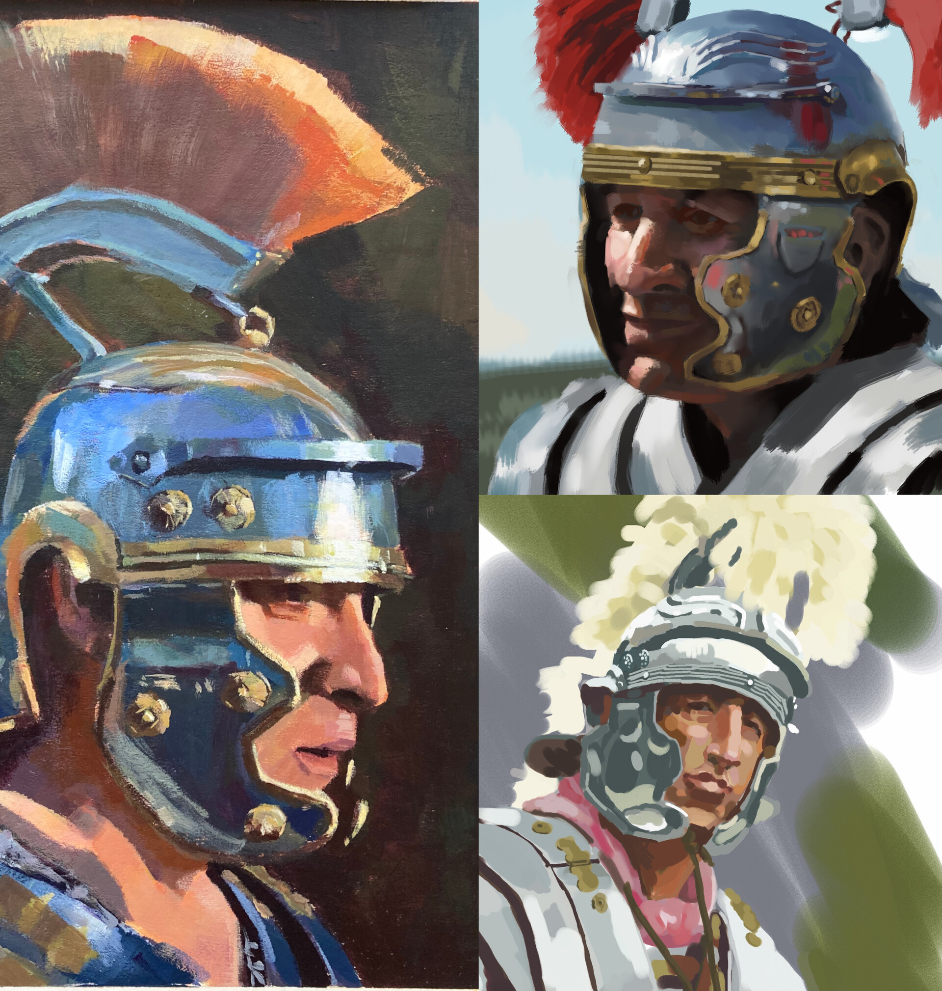 ArtStation - Roman Soldier - 3 study series
