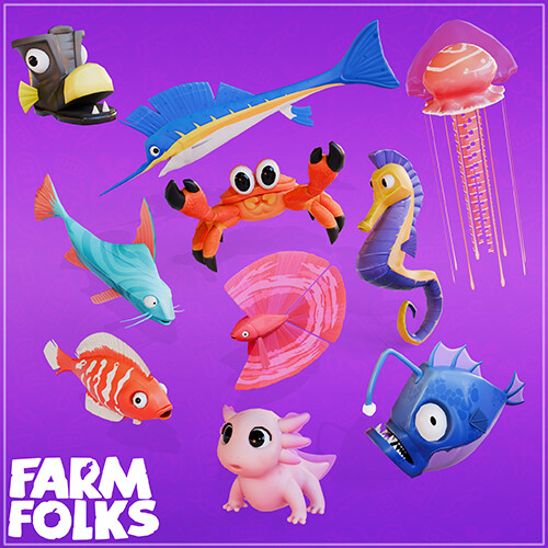 ArtStation - Fish for Farm Folks