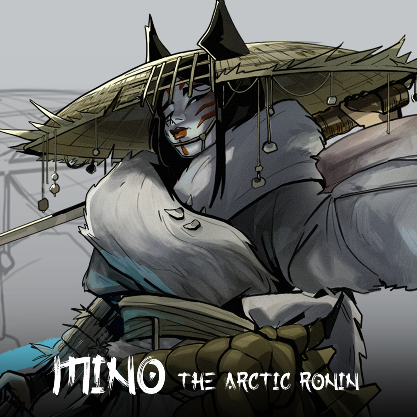 ArtStation - Arctic X Feudal Japan - Fighting Game Character