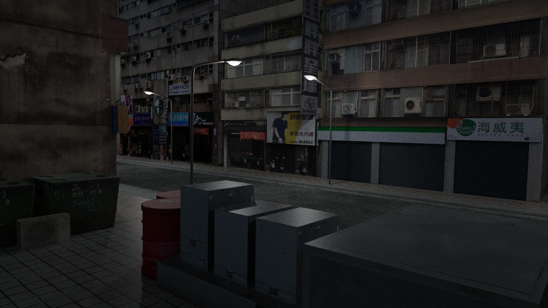 ArtStation - Scene_Street(blender stencil & clone)