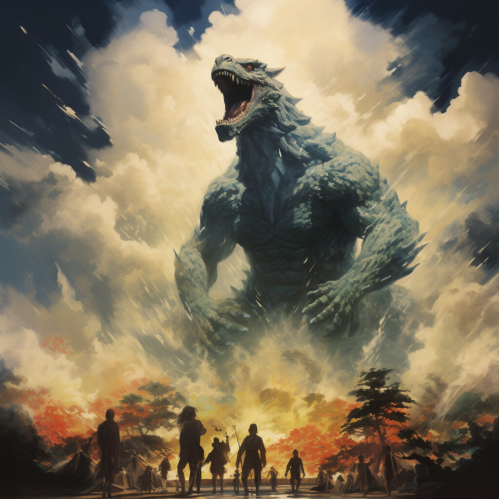 ArtStation - Godzilla Rising