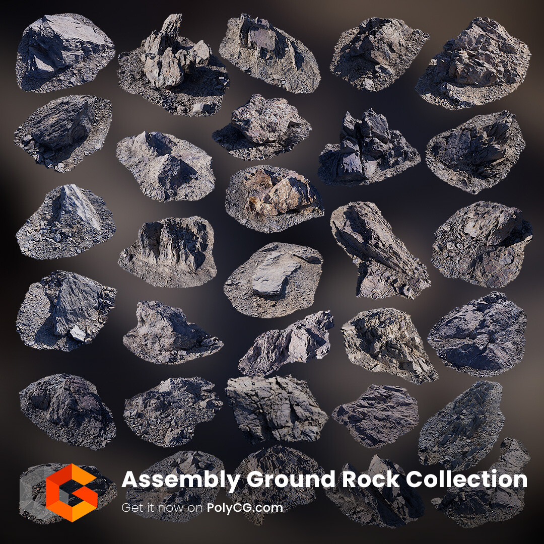 ArtStation - Assembly Ground Rock Collection