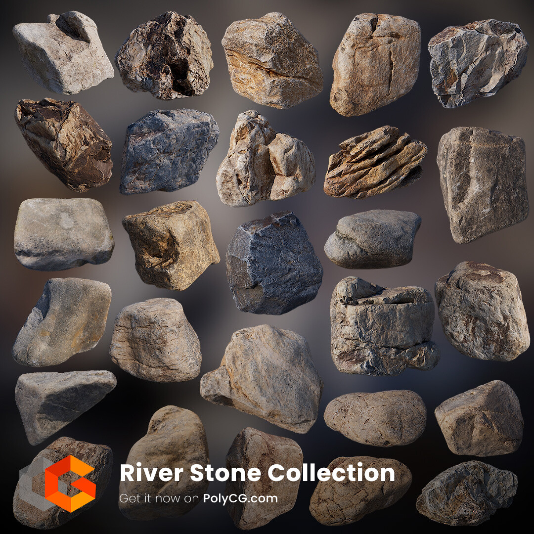 ArtStation - River Stones Collection