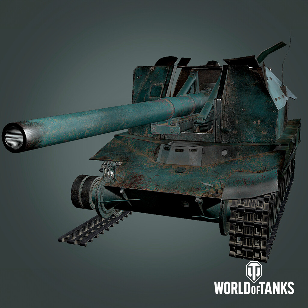 ArtStation - The Bat.-Châtillon 155 55 is a French self-propelled gun.