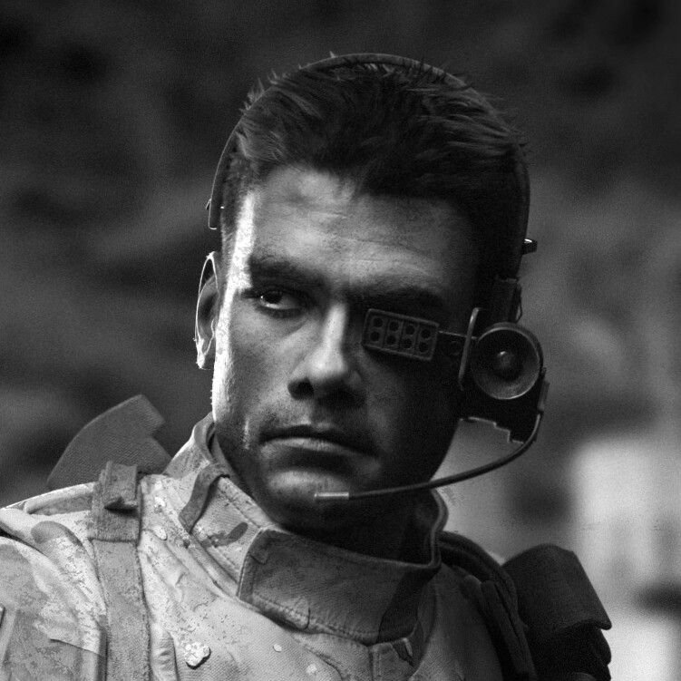 ArtStation - GR44 UNIVERSAL SOLDIER (Jean-Claude Van Damme)