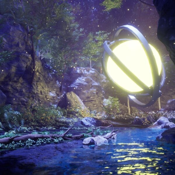 ArtStation - Alien artifacts in the forest