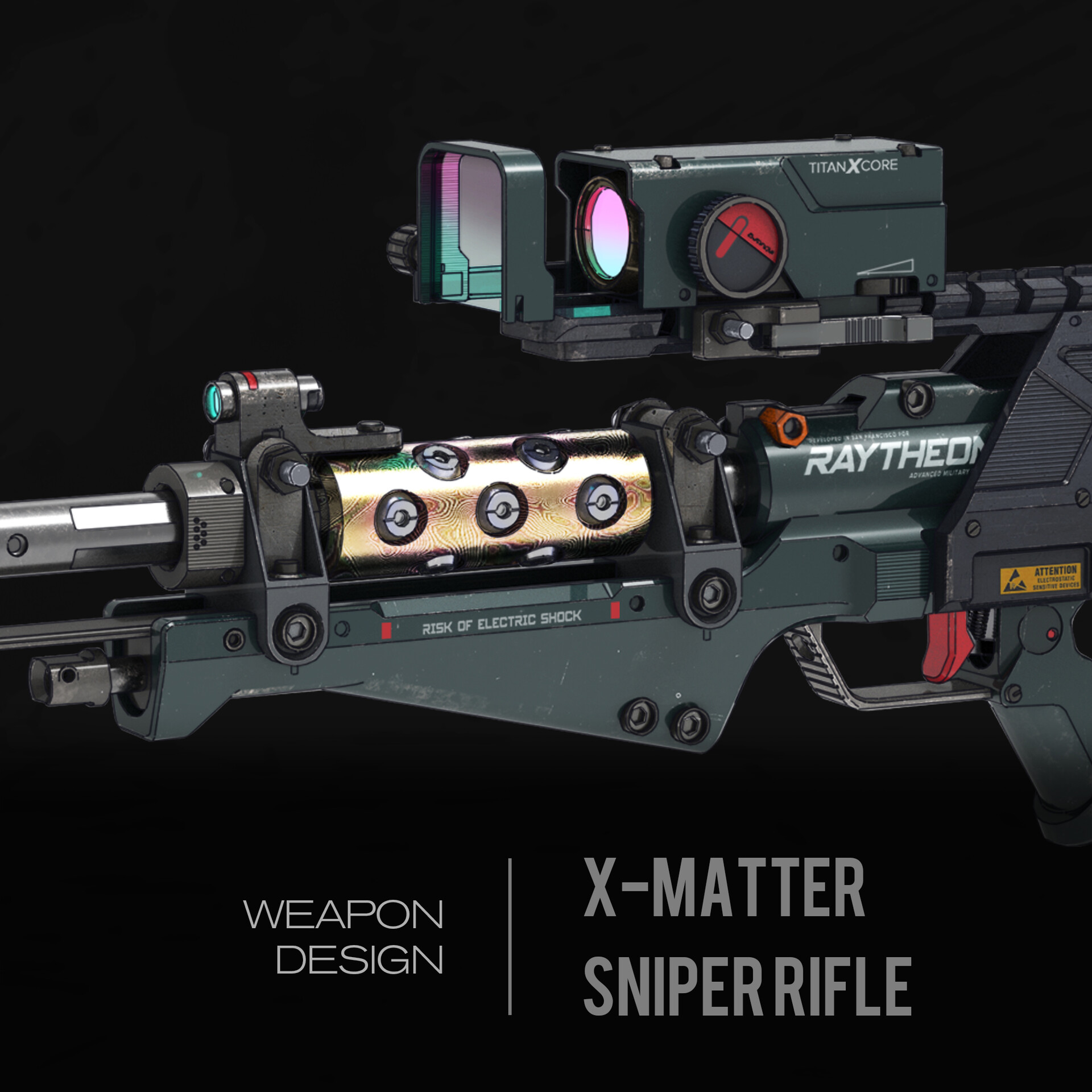 ArtStation - X-matter Sniper rifle