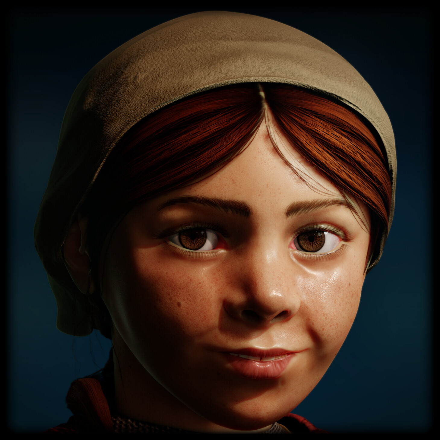 ArtStation - Portrait of Jenny - Irish Medieval Girl