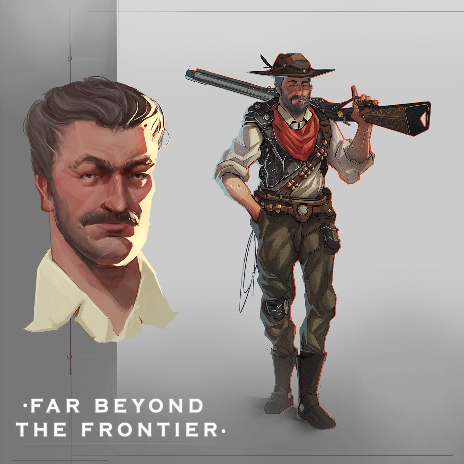 ArtStation - Western Cyberpunk Gang Leader