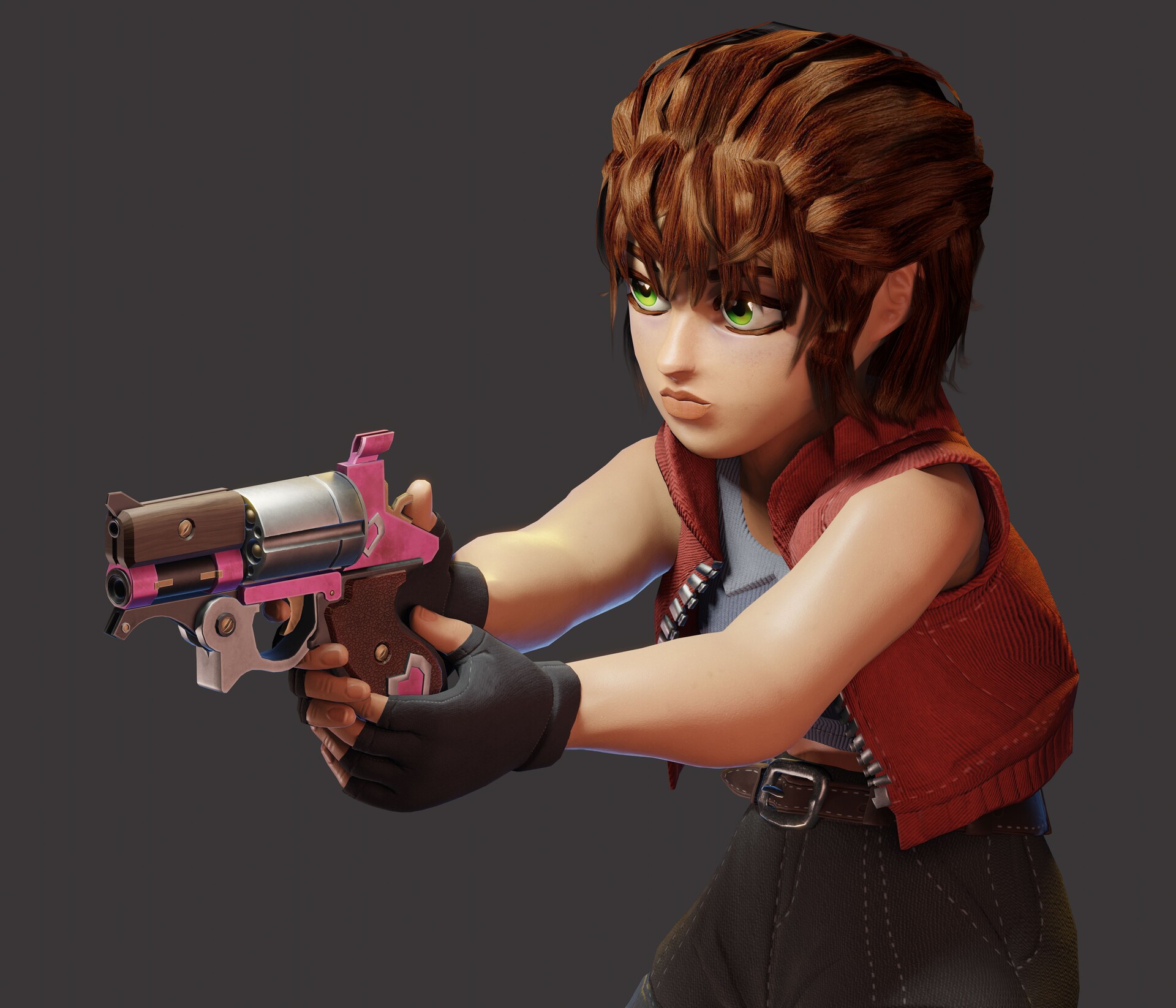ArtStation - Shooter Girl
