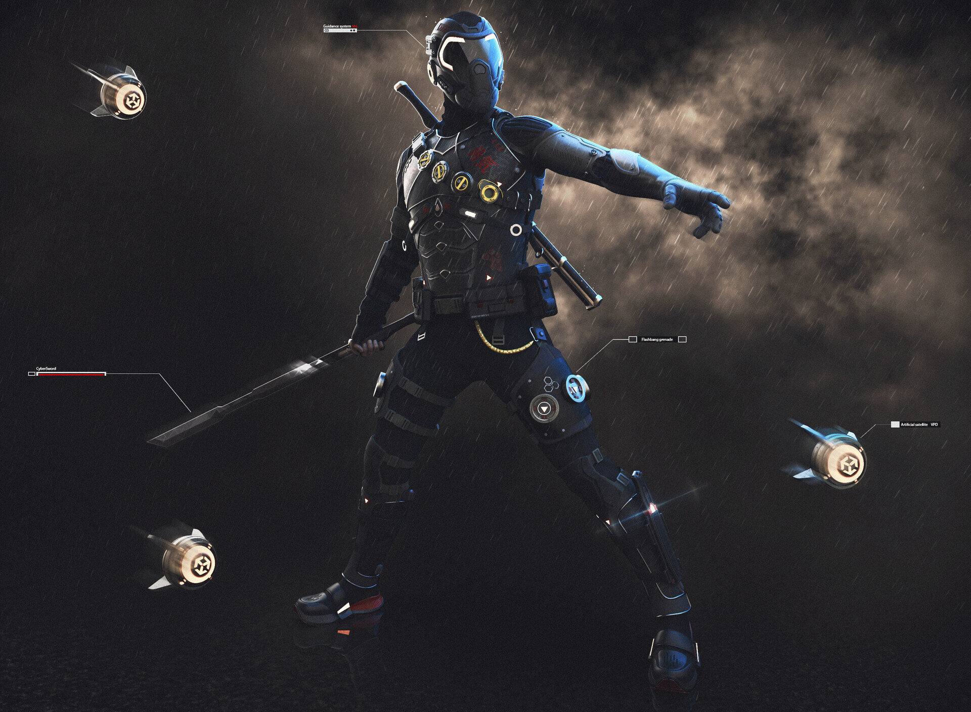 ArtStation - Cyber Ninja