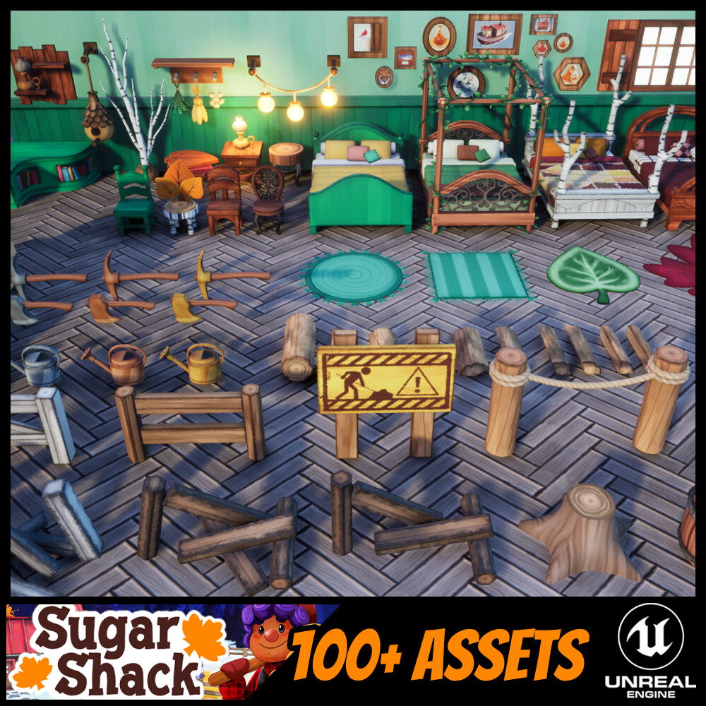 Christine D.S. - Sugar Shack - Game Assets