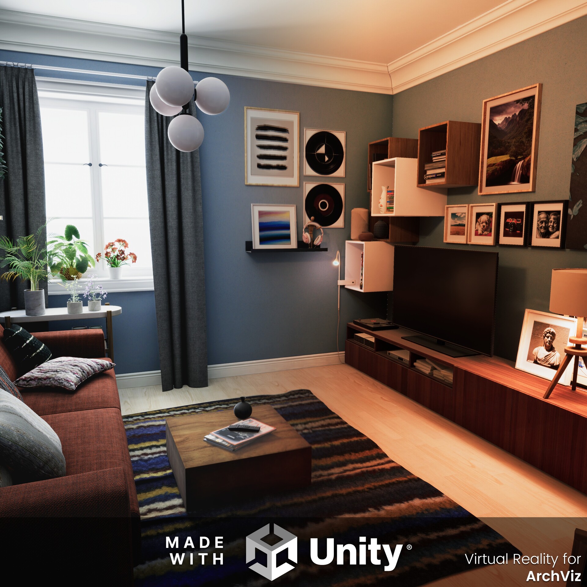 ArtStation - Virtual Reality for ArchViz - Living Room (Unity HDRP 2021)