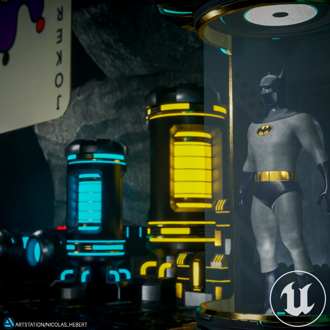 ArtStation - [FanArt] The Batcave (Part 4) - The suits