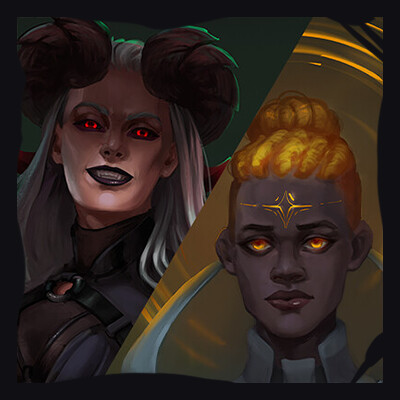 ArtStation - Angel and demon