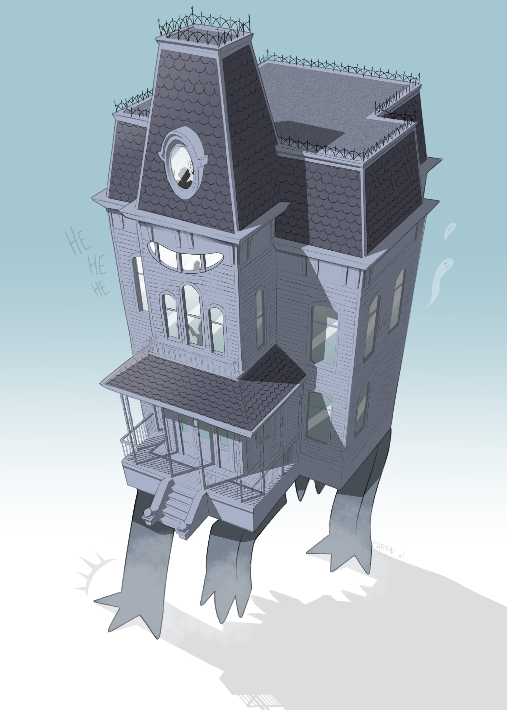 ArtStation - Walking house