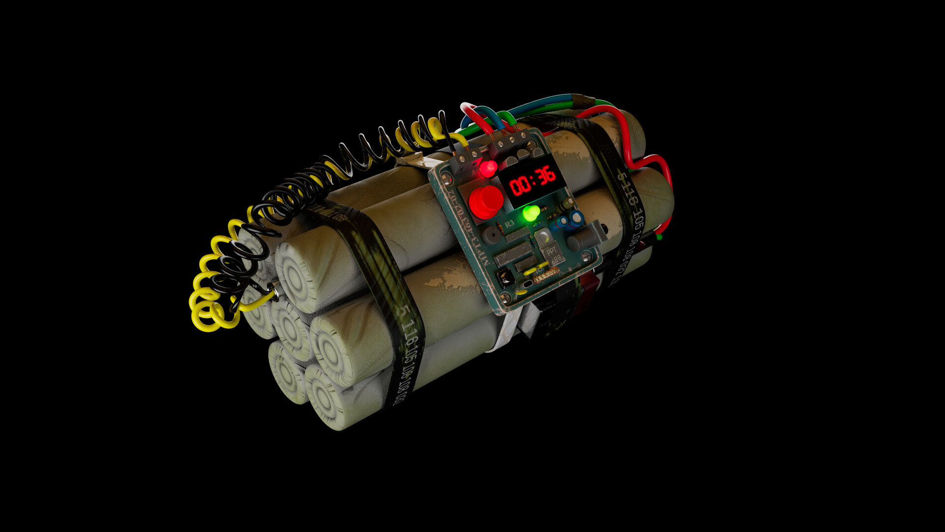 ArtStation - Time Bomb_3D Modeling and Textureing