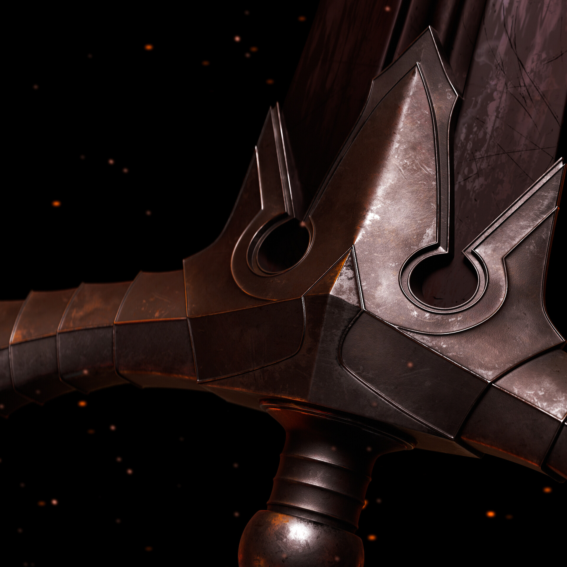 ArtStation - Black Knight Sword - Dark Souls