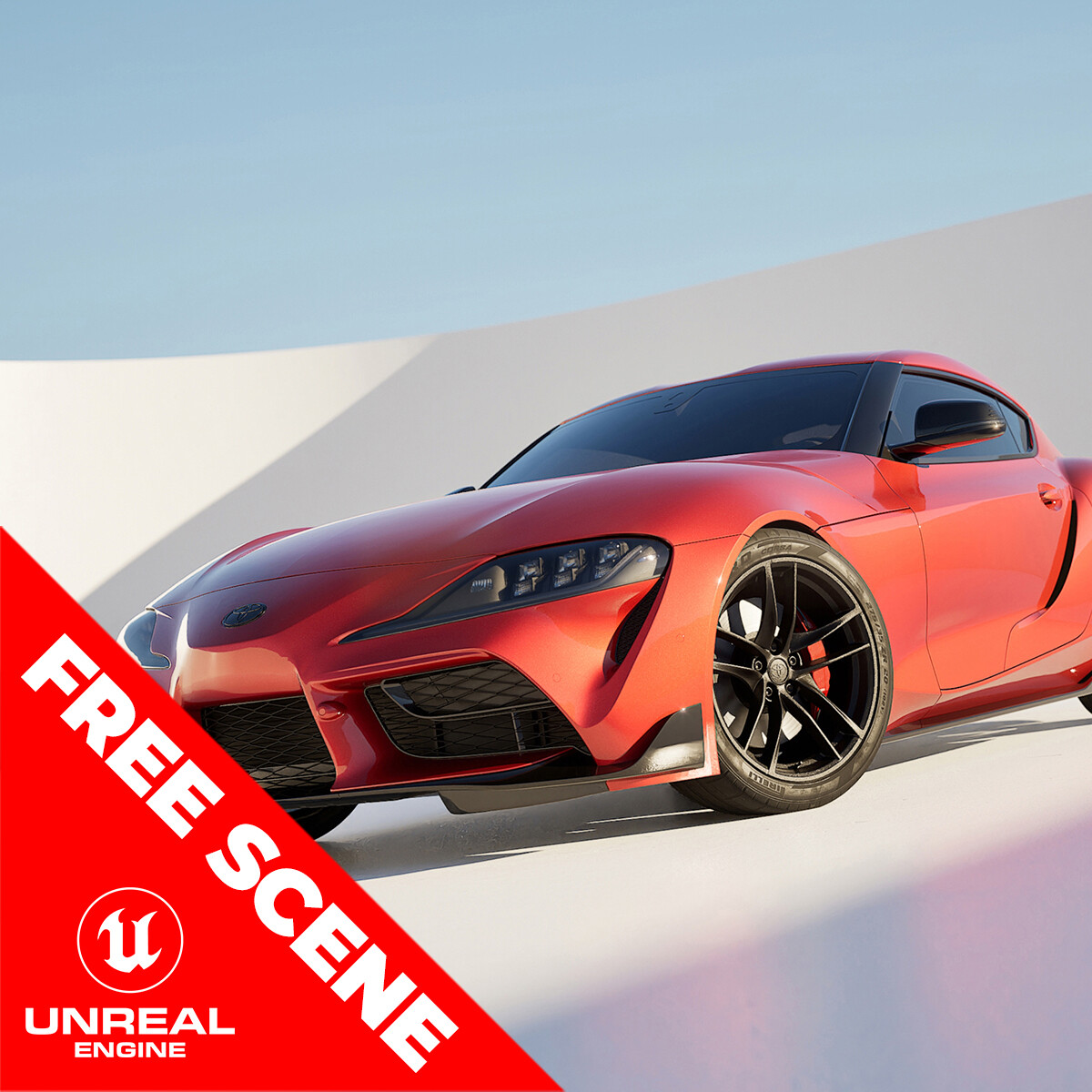 ArtStation - FREE Scene 01 - Unreal Engine 5